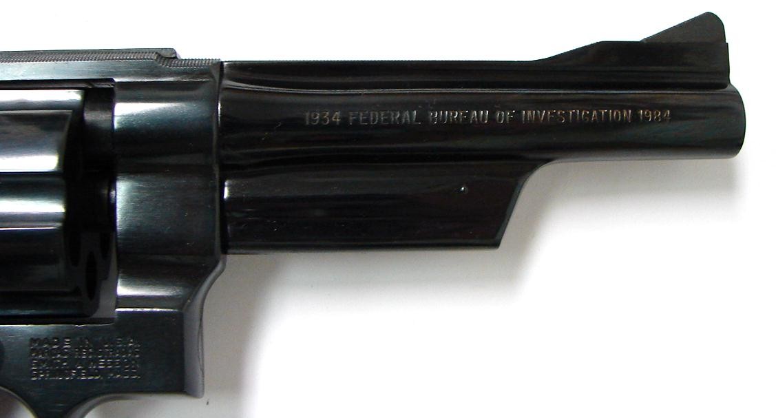 FBI Commemorative. Rare Smith & Wesson .357 Magnum caliber revolver ...