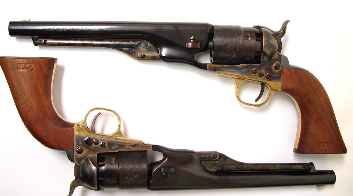 U.S. Cavalry Commemorative Colt 1860 Army revolvers. 2 gun set, 1977 ...