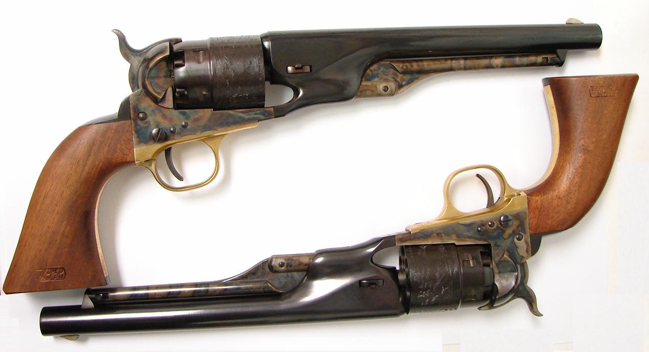 U.S. Cavalry Commemorative Colt 1860 Army revolvers. 2 gun set, 1977 ...