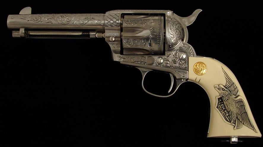 George S. Patton commemorative replica Colt Single Action by Franklin ...