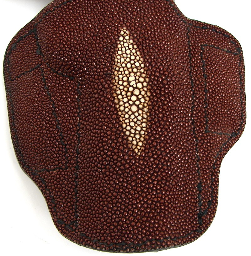 Custom Stingray Skin holster. Hand made premium grade pancake ...