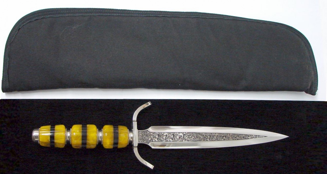 Stanley Fujisaka Art Dagger. A big change from his usual pocket folders ...