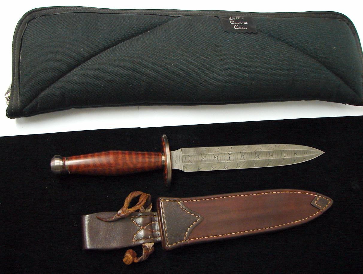 Scott Cook Damascus and Snakewood Dagger. This is one great looking ...