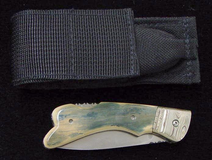 Donald Vogt Custom Mini Lock Back. This knife features a 2 1/2" 440C ...