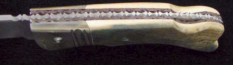 Donald Vogt Custom Mini Lock Back. This knife features a 2 1/2" 440C ...