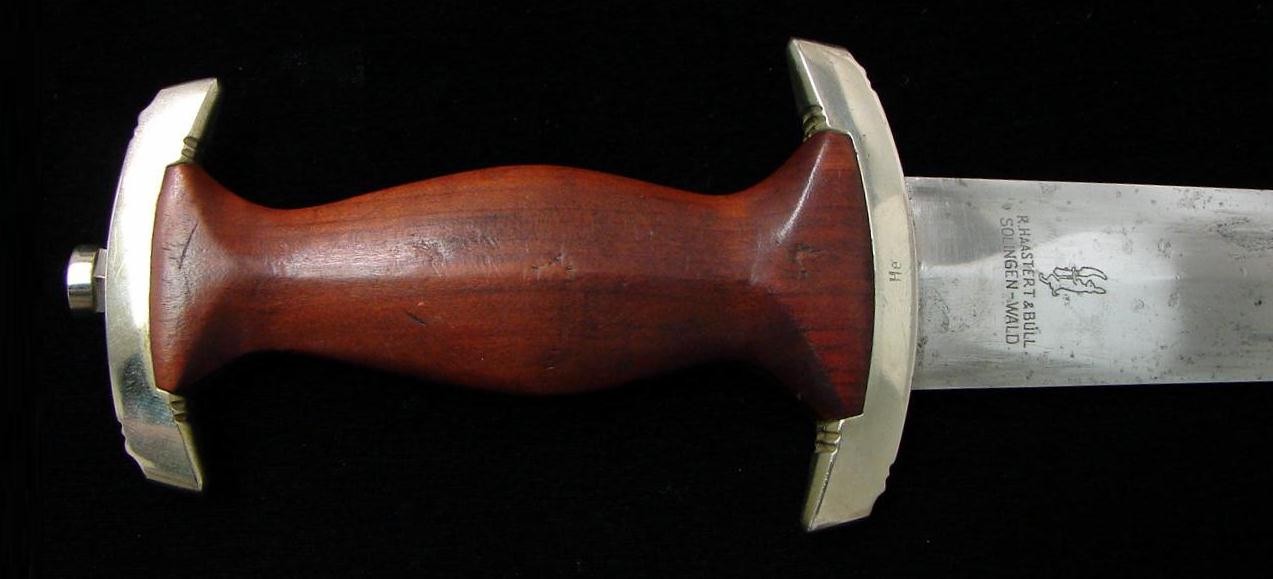 German SA Dagger by R. Haastert and Bull. Blade has some fine scratches ...