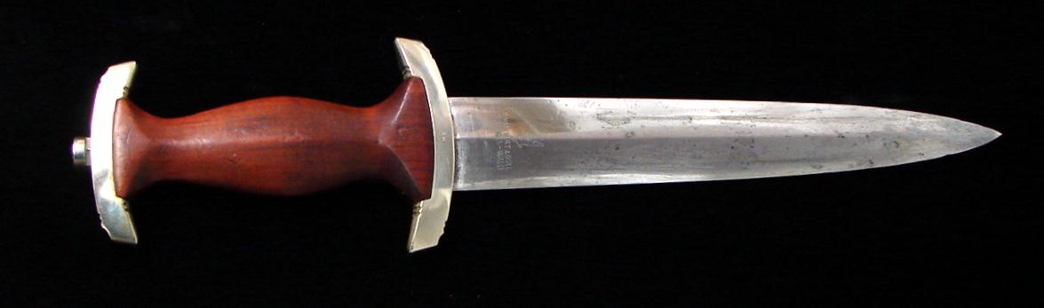 German SA Dagger by R. Haastert and Bull. Blade has some fine scratches ...