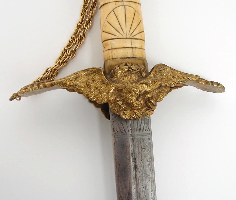 U.S. Militia Officers sword from Mexican War period. Eagle pommel sword ...