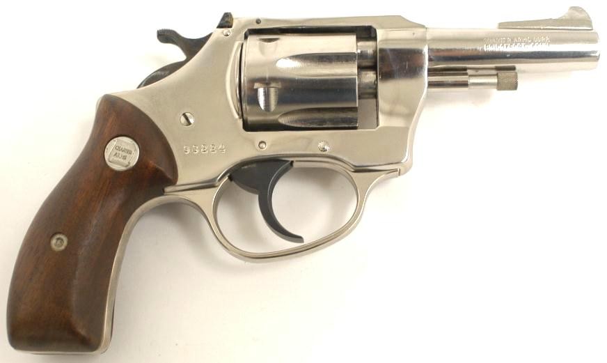 Charter Arms Pathfinder .22 LR caliber revolver. Rare factory nickel ...