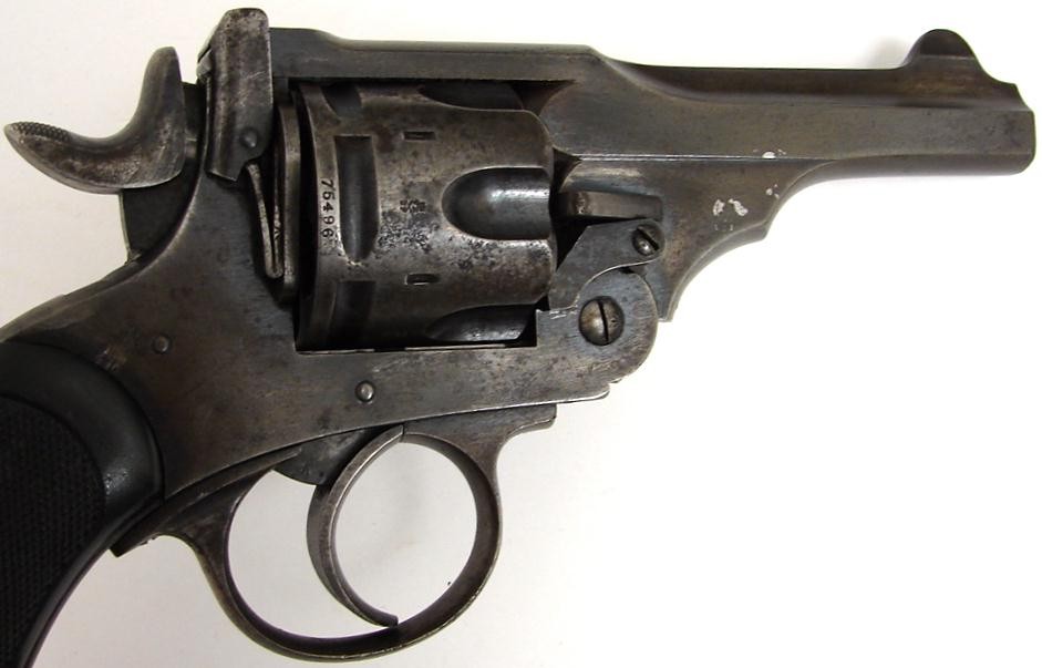 Webley & Scott Mark III .455 Webley caliber revolver. Rare military ...