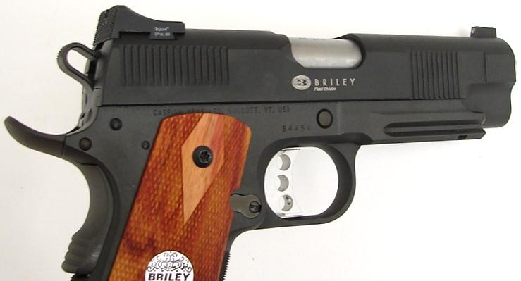 Caspian/Briley Commander .45 ACP caliber pistol. 4 tactical model with ...