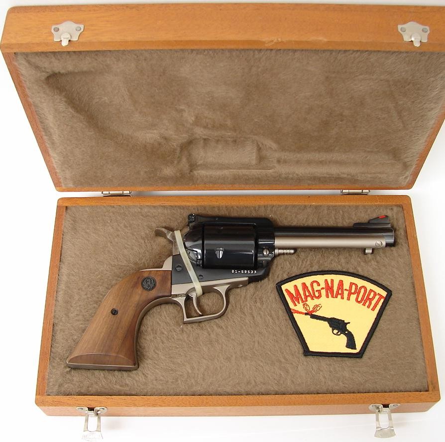 Ruger New Model Super Blackhawk .44 Magnum caliber revolver. Mag-Na ...