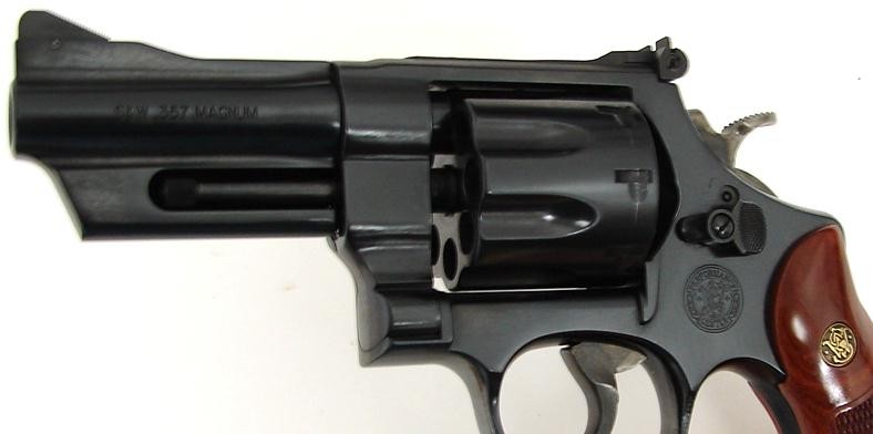 Smith & Wesson 27-8 .357 Magnum caliber revolver. Factory demo model of ...