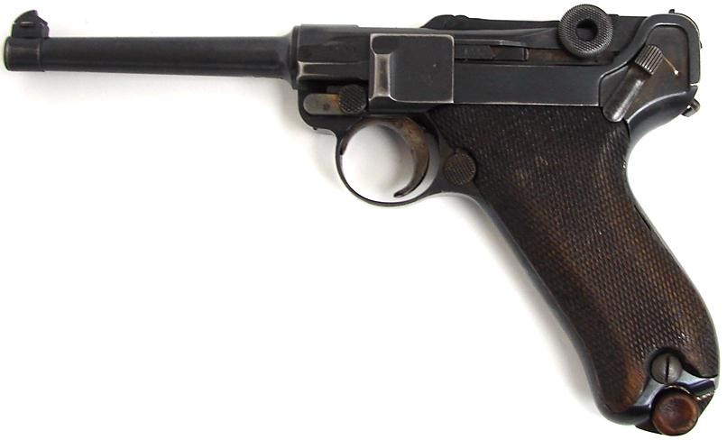 Erfurt P-08 7.65 Luger caliber pistol. Very unusual pistol. Swiss ...