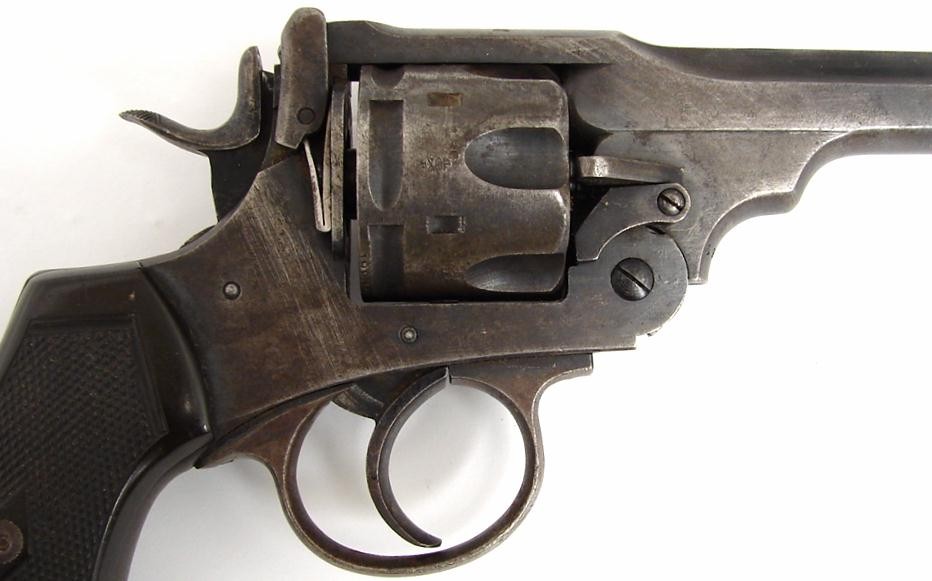 Webley & Scott Mark VI .45 ACP caliber revolver. British military ...