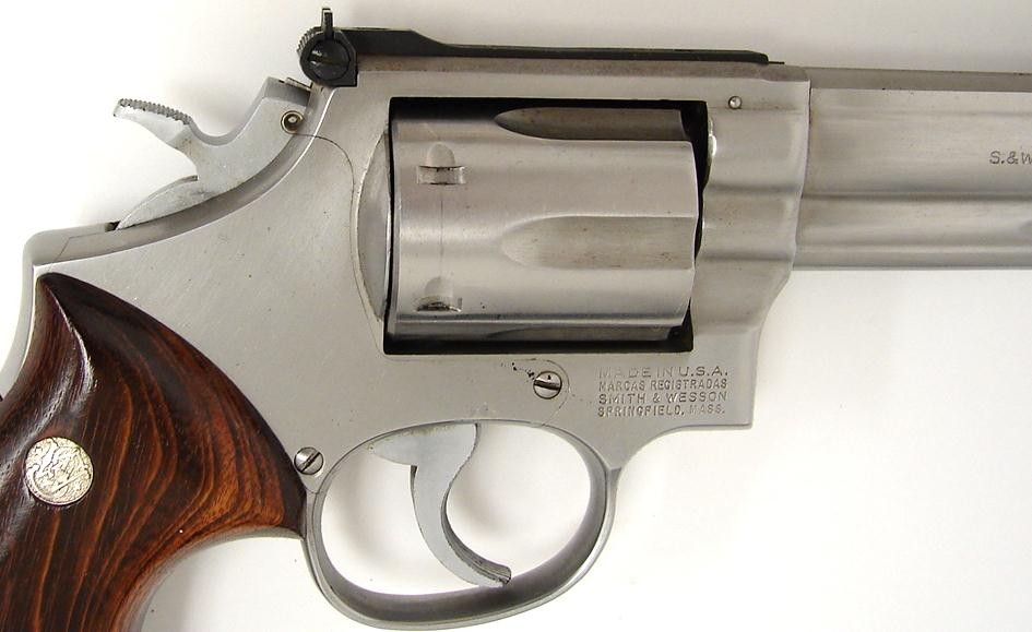 Smith & Wesson 66-1 .357 Magnum caliber revolver. Early 4 model with ...