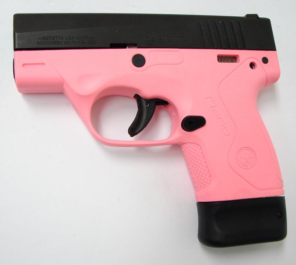 Beretta BU9 Nano 9MM PARA caliber pistol. Compact 9MM in Pink! New ...
