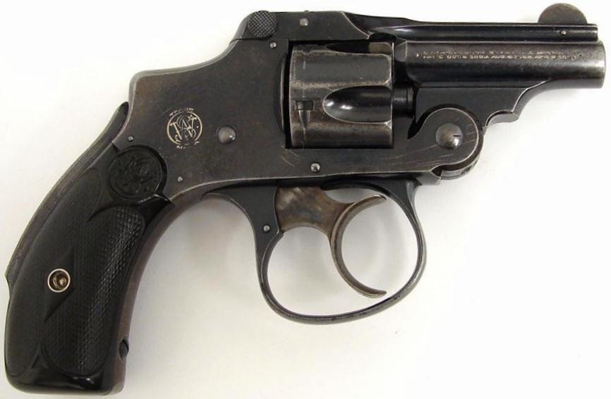 Smith & Wesson Safety Hammerless 2nd Model .32 S&W caliber revolver ...