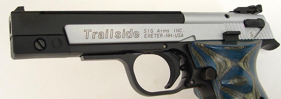 Hammerli Trailside .22 LR caliber pistol. 4 1/2 target model with 2 ...