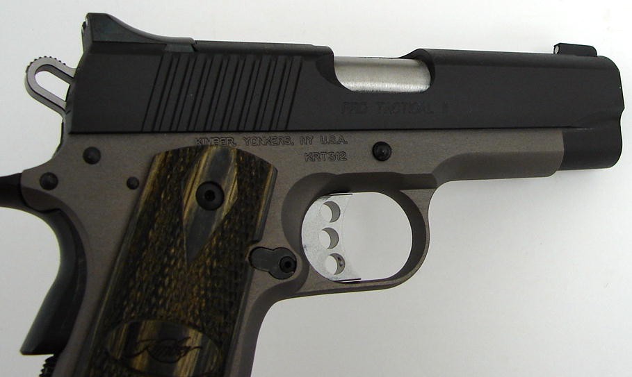 Kimber Pro Tactical II .45 ACP caliber pistol. Special edition model ...