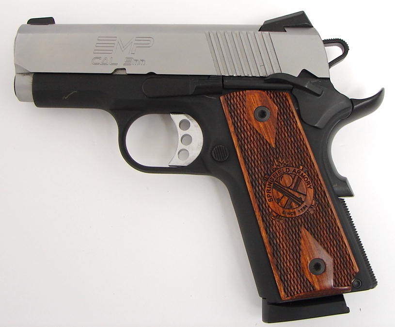 Springfield EMP 9mm Para caliber pistol. Sub-Compact 3 model with small ...