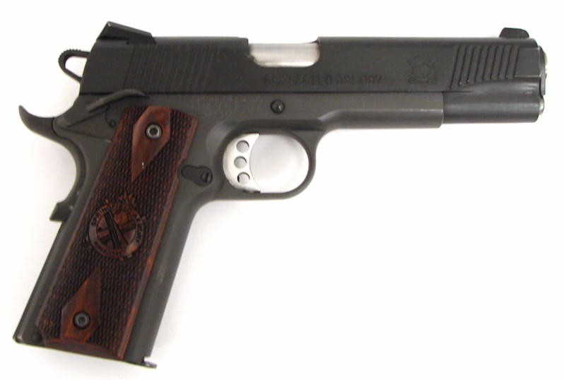 Springfield Armory Inc 1911 A1 .45 ACP caliber pistol. 6 Loaded model ...