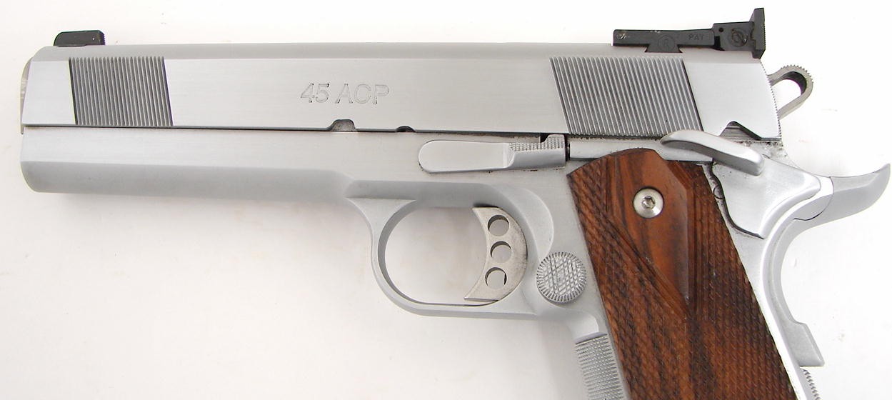 Les Baer Custom Monolith .45 ACP caliber pistol. 5 target model with ...
