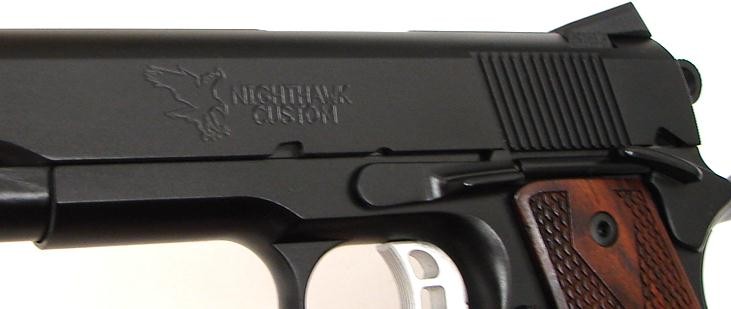 Nighthawk Custom Talon II .45 Acp caliber pistol. This is a commander ...