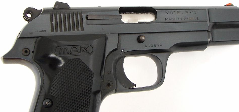 MAB P-15 9mm para caliber pistol. This is a fairly scarce model and was ...