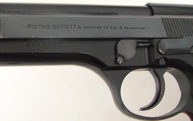 Beretta 92S 9mm para caliber pistol. Scarce early model 2nd generation ...