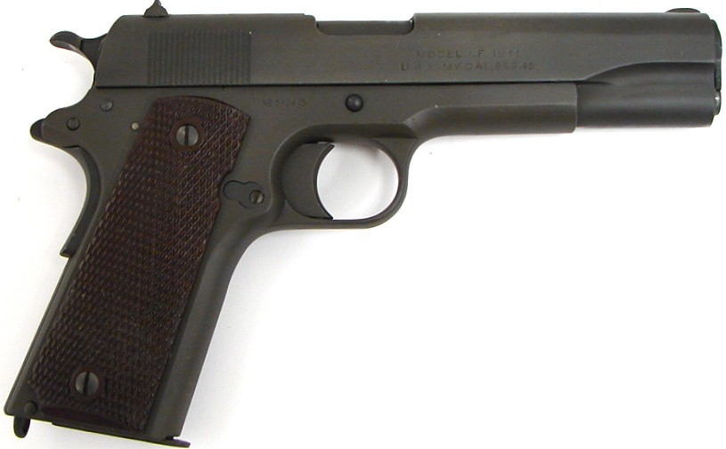 Remington UMC 1911 .45ACP caliber pistol. WWI vintage Colt Frame with ...