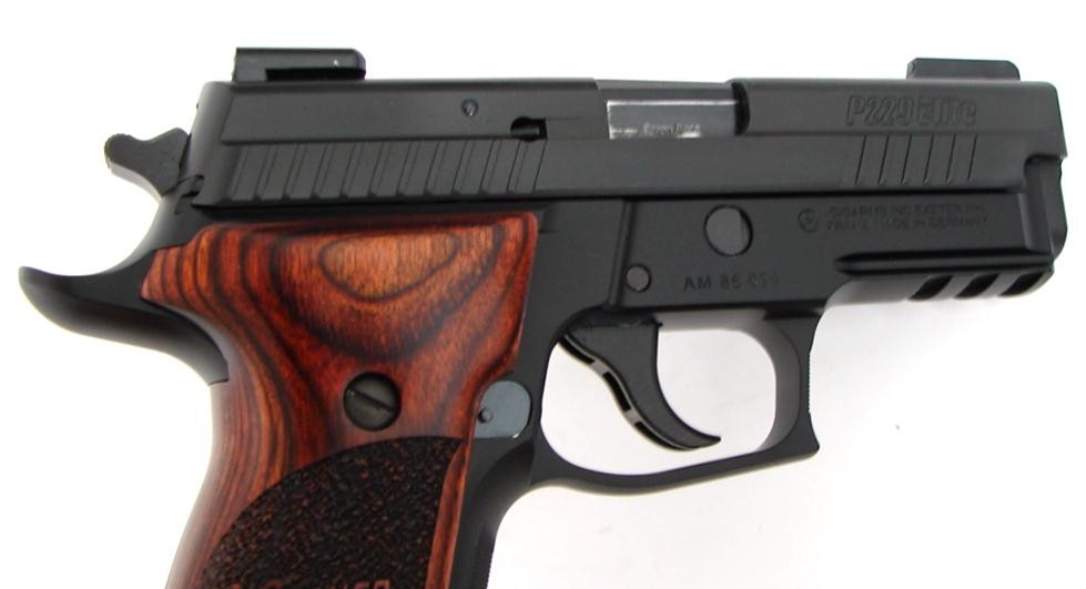 Sig Arms P229 Elite 9 MM caliber pistol. Custom shop model with Tritium ...