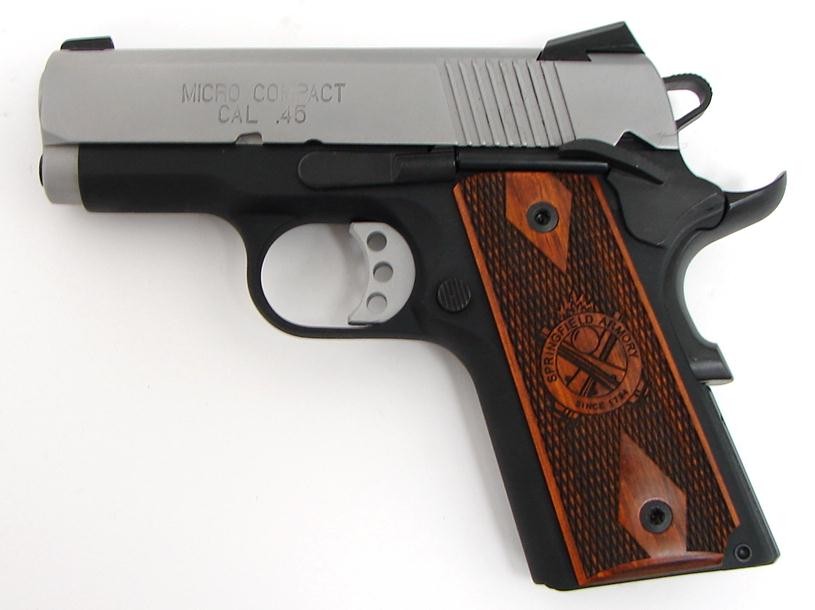 Springfield Armory Inc. Micro Compact .45 ACP caliber pistol. Sub ...