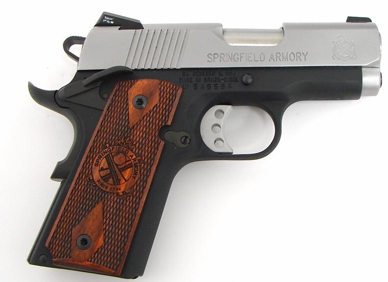 Springfield Armory Inc. Micro Compact .45 ACP caliber pistol. Sub ...