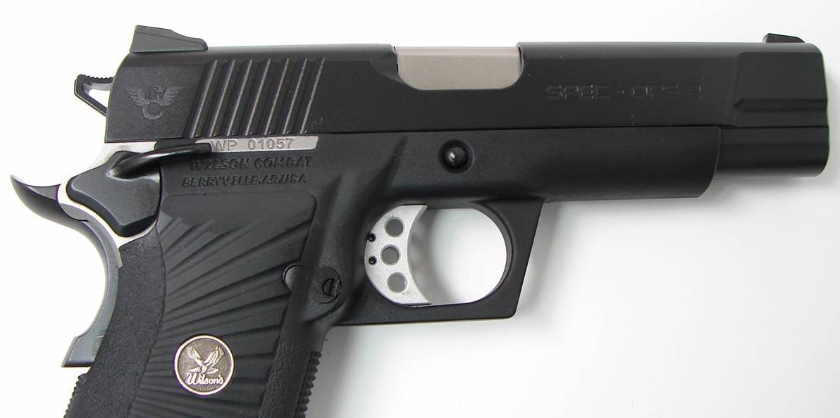 Wilson Combat Special Ops 9mm caliber pistol. Lightweight combat pistol ...