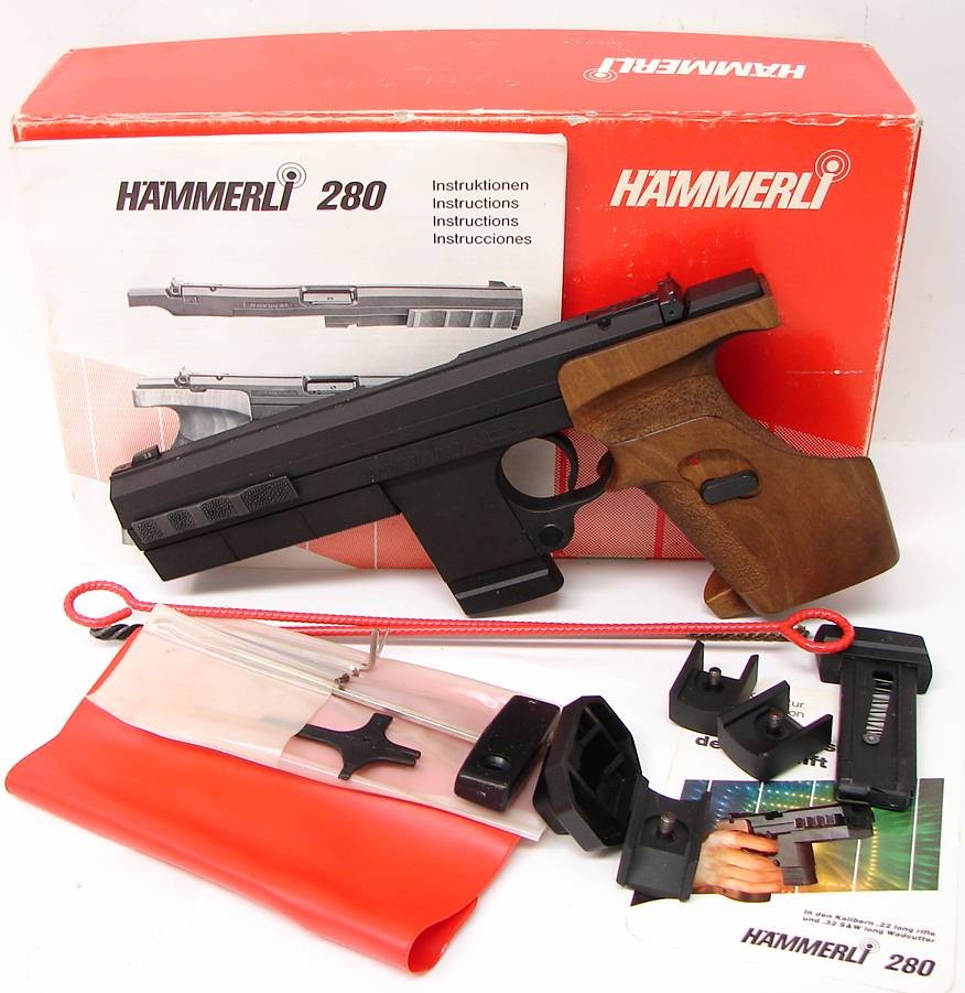 Hammerli 280 22LR caliber pistol. Premium grade Swiss made Target ...