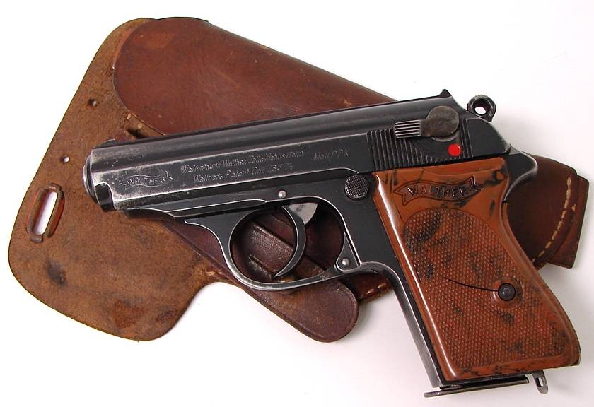 Walther PPK .32 ACP caliber pistol with holster. Pre-War Commercial ...