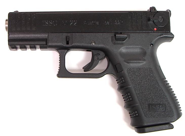ISSC Handels GmbH M22 .22 LR caliber pistol. Glock style .22 pistol in ...