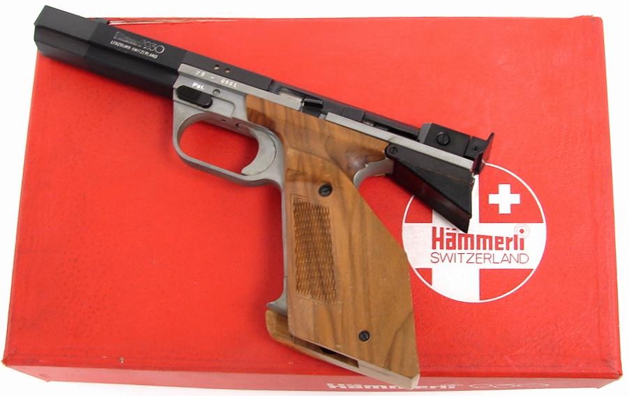 Hammerli 230-2 .22 LR caliber pistol. 1970 s vintage rapid fire match ...