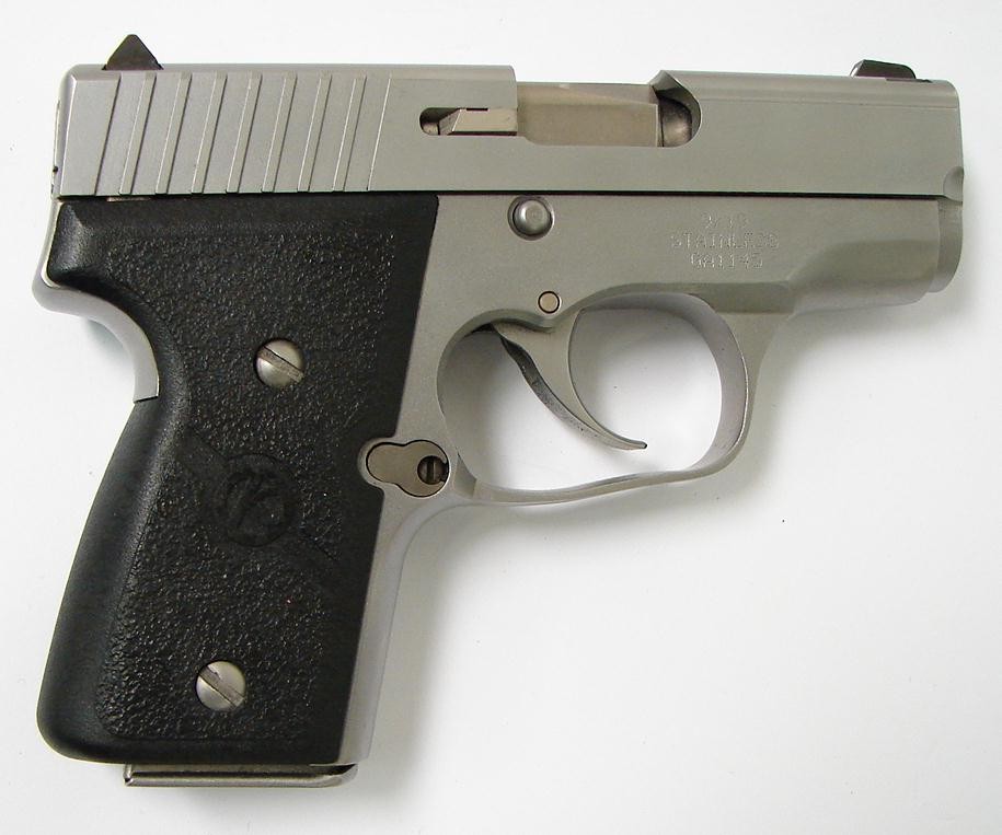 Kahr MK9 9MM caliber pistol. All stainless steel subcompact model in ...