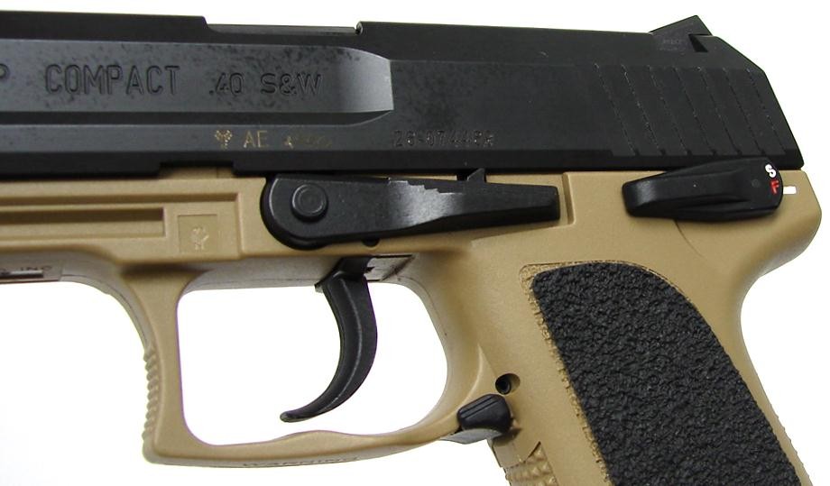 Heckler & Koch USP Compact .40 S&W caliber pistol. Special edition with ...