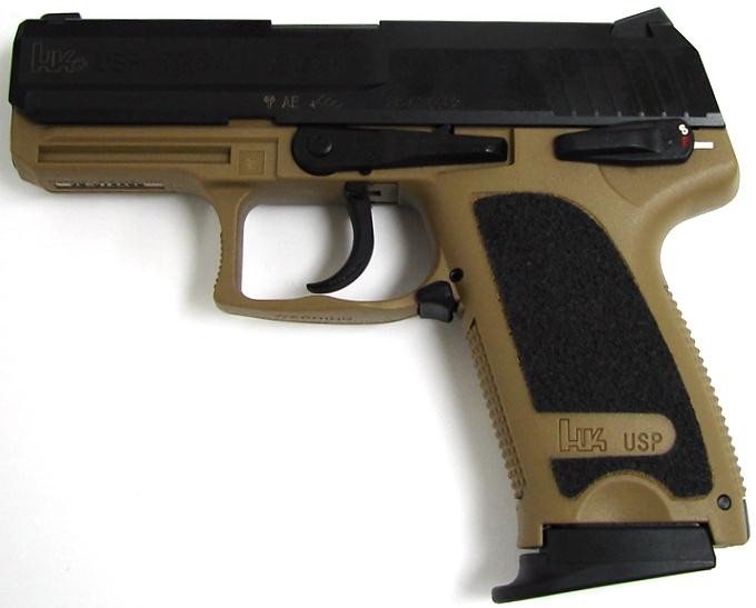 Heckler & Koch USP Compact .40 S&W caliber pistol. Special edition with ...