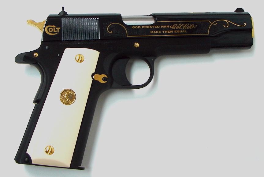 Colt Government .45 ACP caliber pistol. Col. Colt Limited Edition with ...