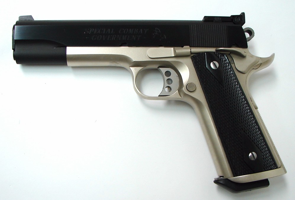 Colt Special Combat Government .45 Automatic caliber pistol. Special ...