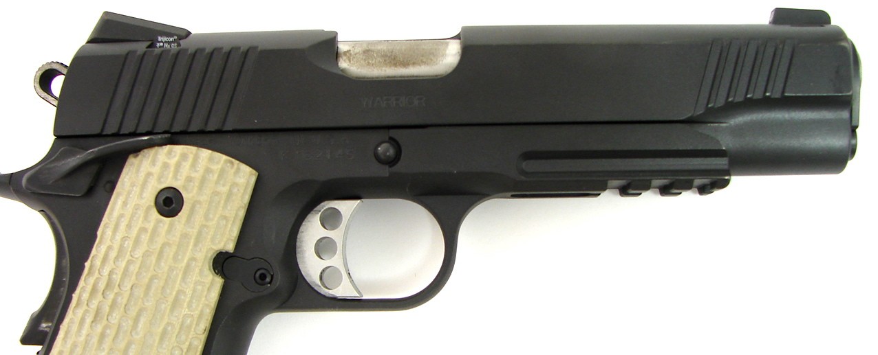 Kimber Warrior .45 ACP caliber pistol. Full size model made for the U.S ...