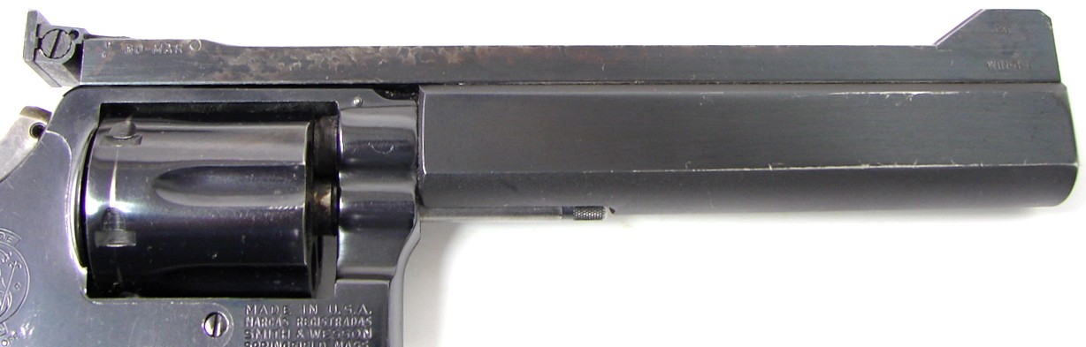 Smith & Wesson 10-5 .38 Special caliber revolver. Clark custom PPC ...