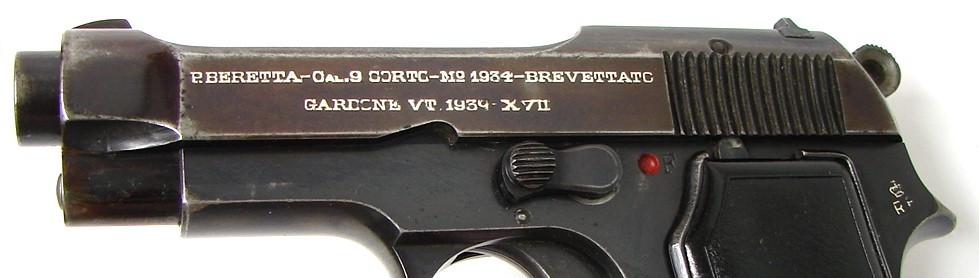 Beretta 1934 .380 Auto caliber pistol. 1939 production, matching serial ...