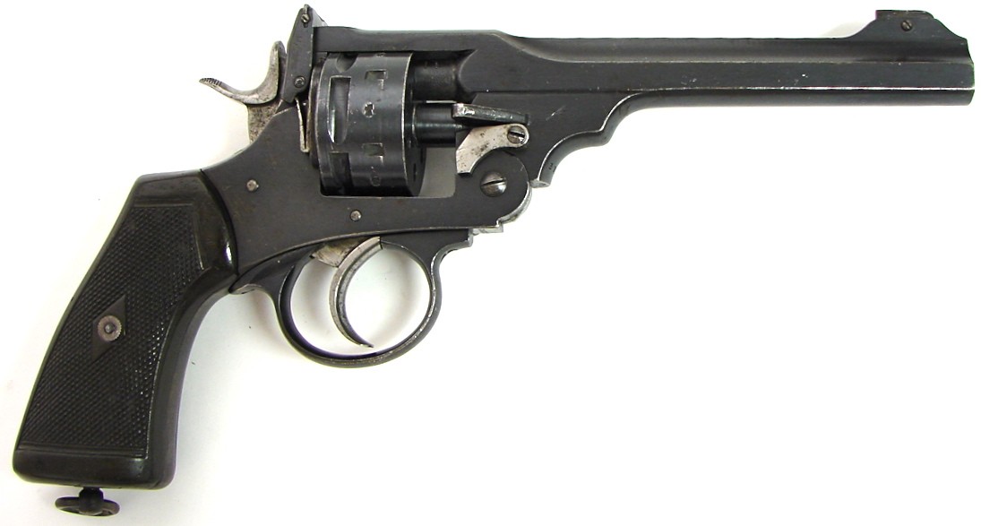Webley & Scott Mark VI .22 LR caliber revolver. Scarce Parker-Hale ...