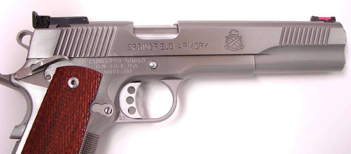 Springfield Armory Trophy Match .45 ACP caliber pistol. Long slide ...