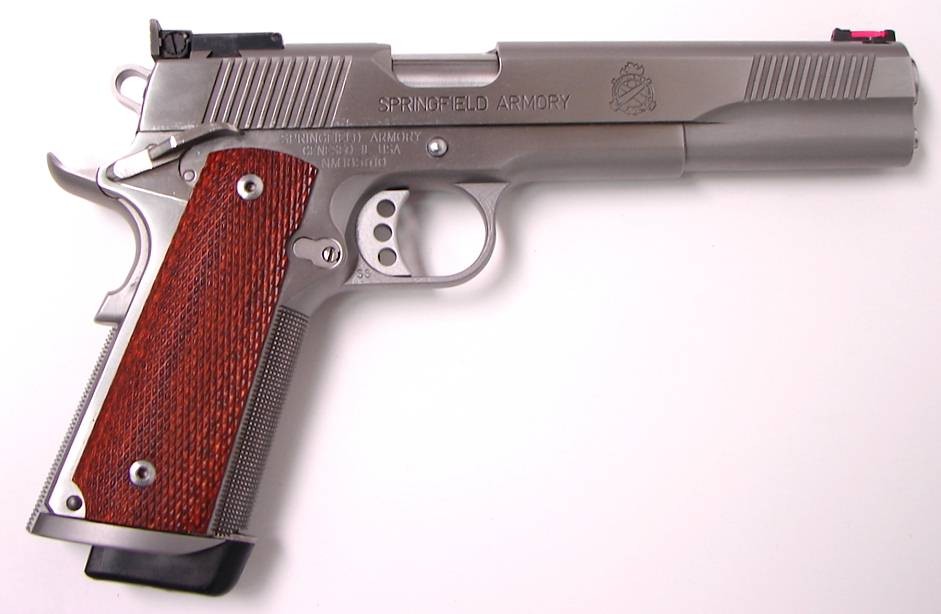 Springfield Armory Trophy Match .45 ACP caliber pistol. Long slide ...